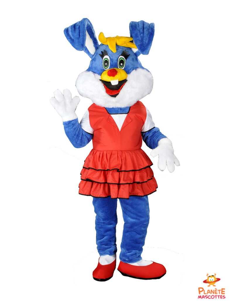 Costume mascotte de lapine et mascottes sur mesure - Planète Mascottes