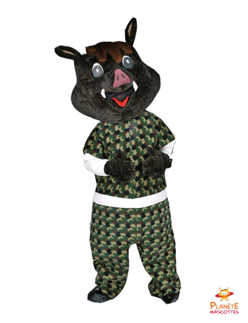 Wild boar mascot costume and customized mascots - Planète Mascottes