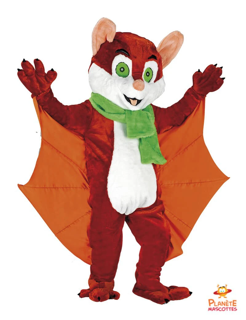 Bat mascot disguise and customized mascots - Planète Mascottes