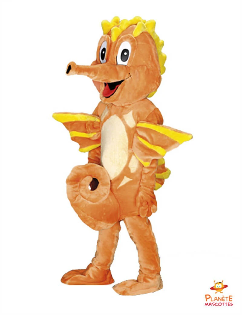 Seahorse mascot disguise and customized mascots - Planète Mascottes