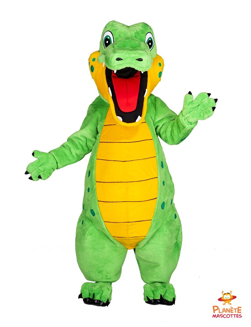 Alligator mascot and customized mascots - Planète Mascottes
