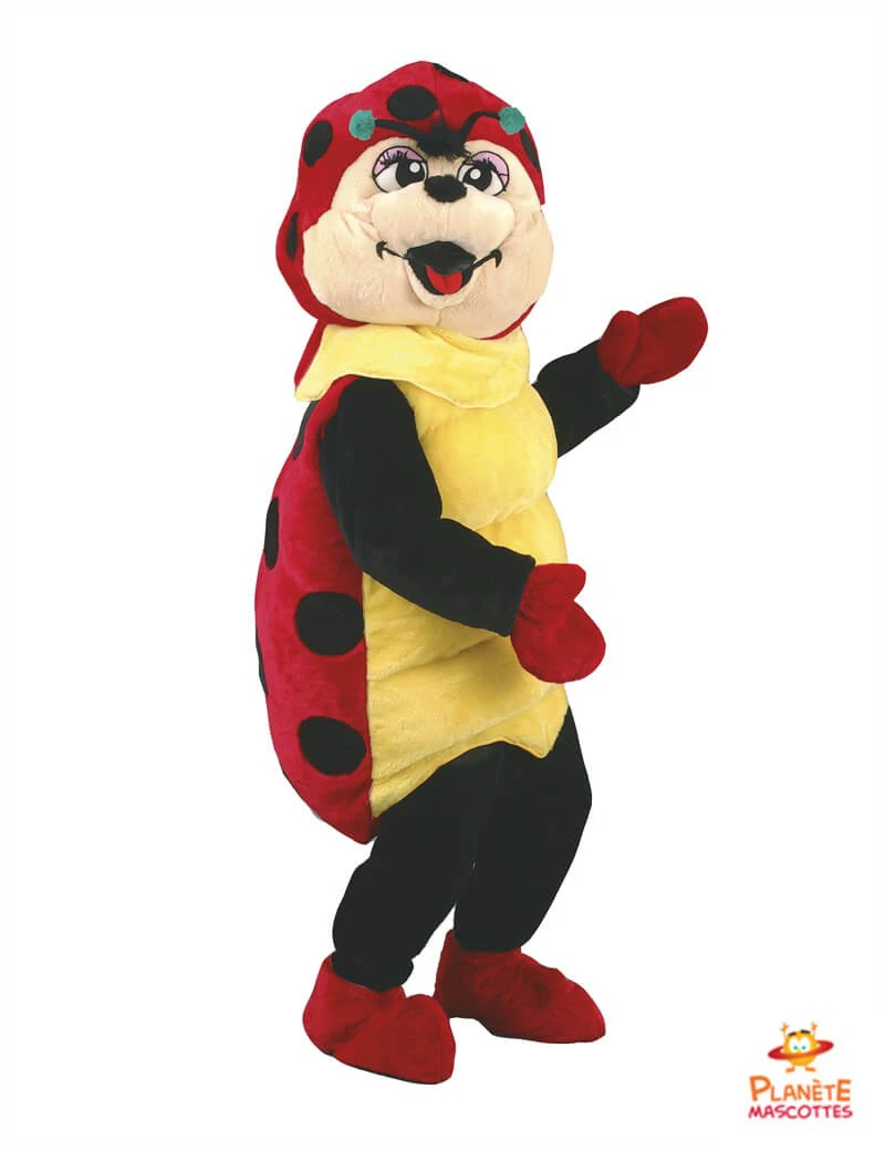 Ladybug plush mascot and customized mascots - Planète Mascottes